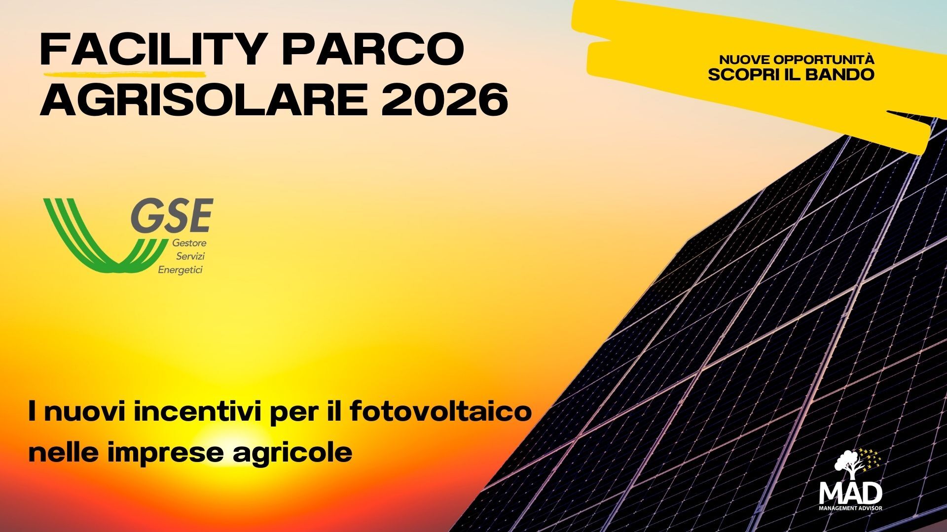 Parco Agrisolare 2026 – Investimento 4: la guida completa per l ...